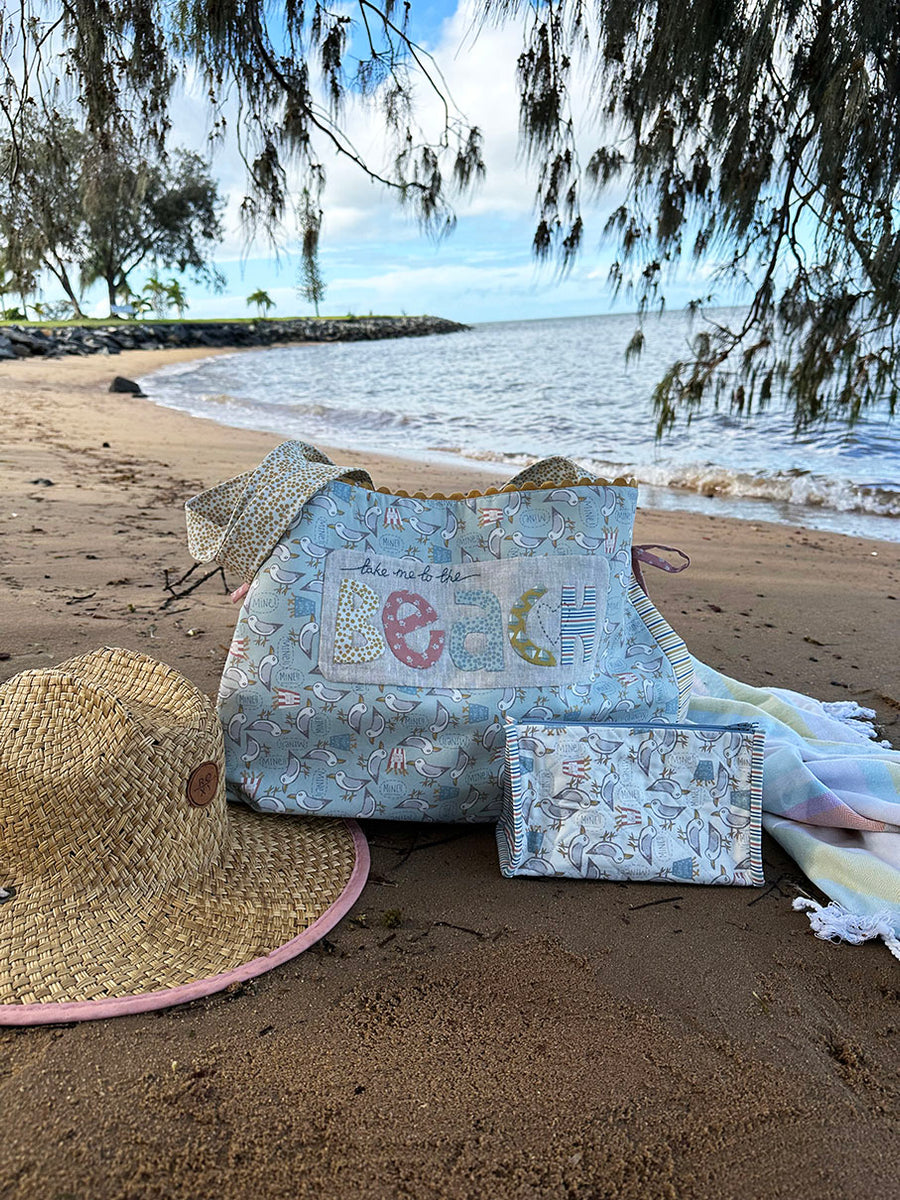 Sunkissed Beach Bag Pattern – The Birdhouse Patchwork Designs
