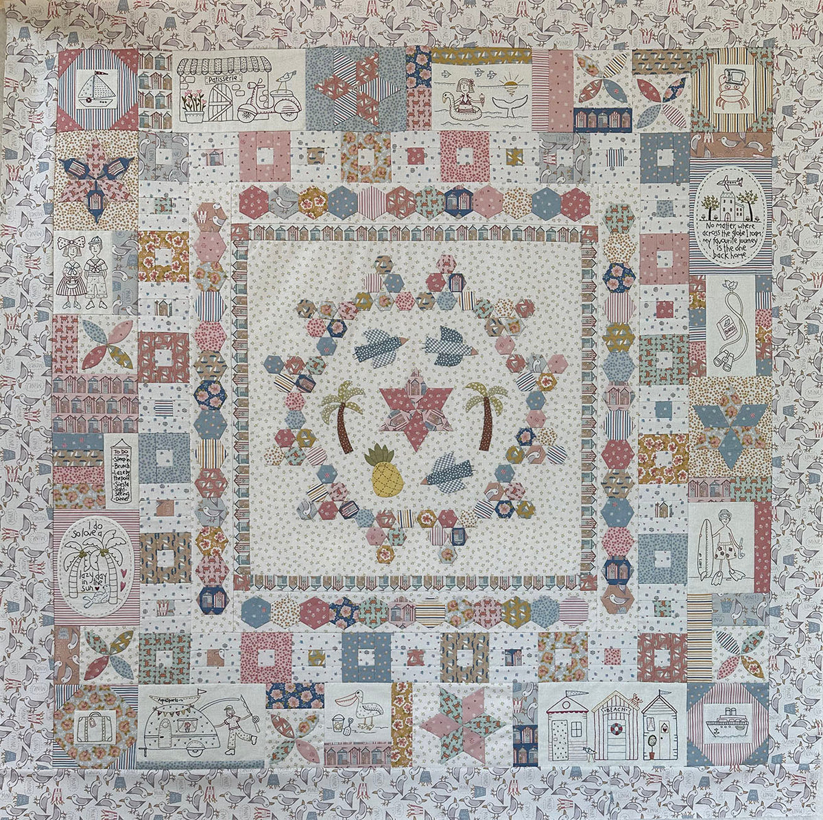 Happy Travels Quilt Pattern – The Birdhouse Patchwork Designs