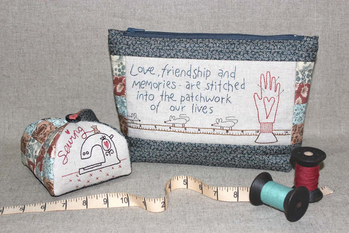Love & Friendship Sewing Set Pattern – The Birdhouse Patchwork Designs
