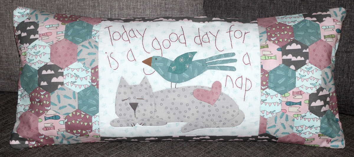 Cat Nap Cushion Pattern – The Birdhouse Patchwork Designs