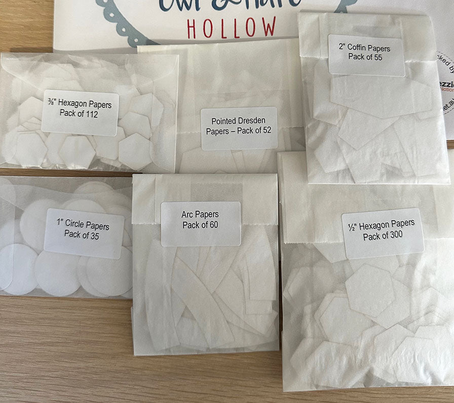 EPP Papers Pack – Owl & Hare Hollow – The Birdhouse Patchwork Designs